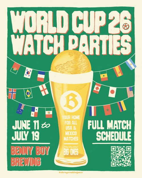 World Cup Watch Party: Mexico vs. TBD — Benny Boy Brewing