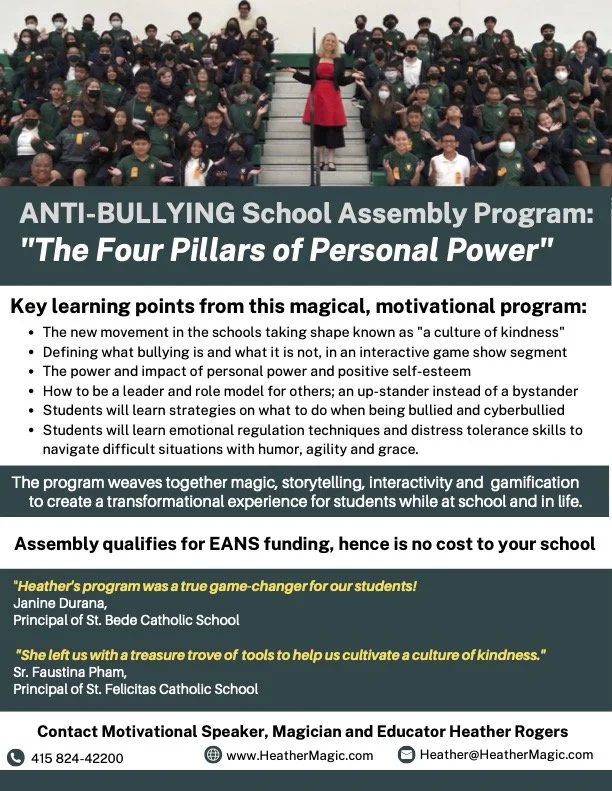 Anti-bullying School Assembly Program — Heather Rogers