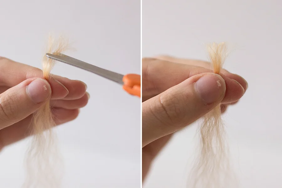 How to make a wig for a doll? — Adele Po.