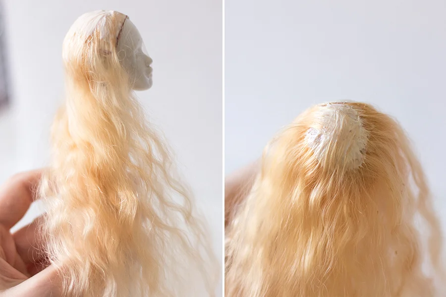 How to make a wig for a doll? — Adele Po.