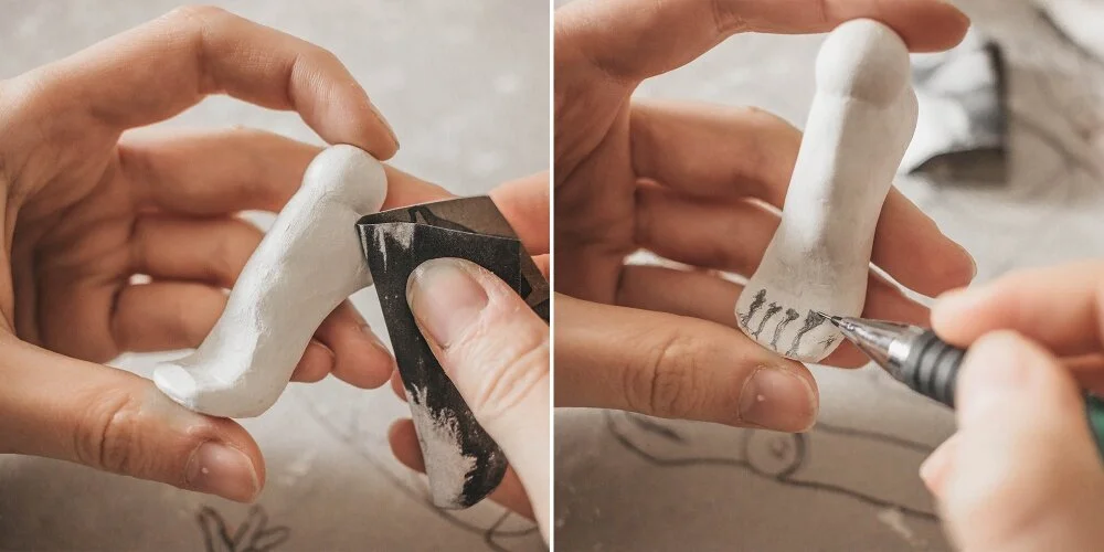 Sculpting feet - my favourite techniques — Adele Po.