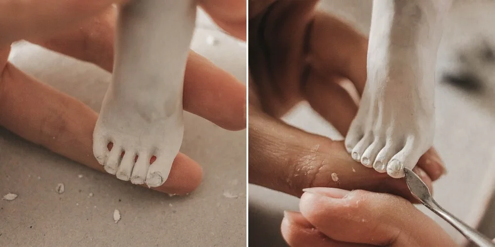 Sculpting feet - my favourite techniques — Adele Po.