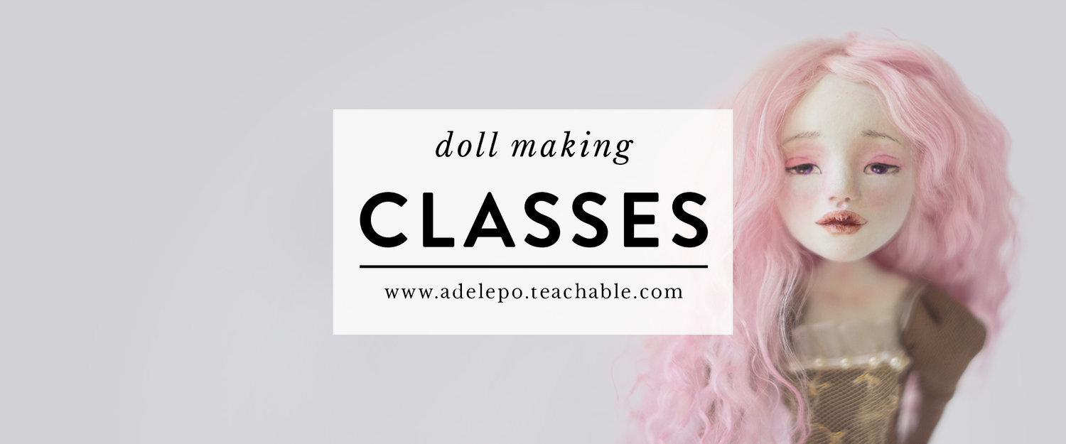 Facial proportions for sculpting dolls — Adele Po.