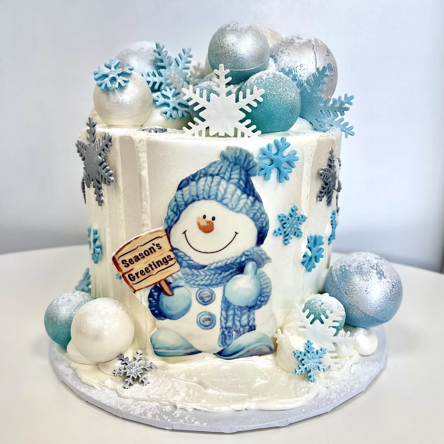 Snowman Cake Fondant