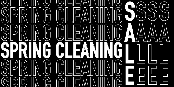 Spring Cleaning Sale