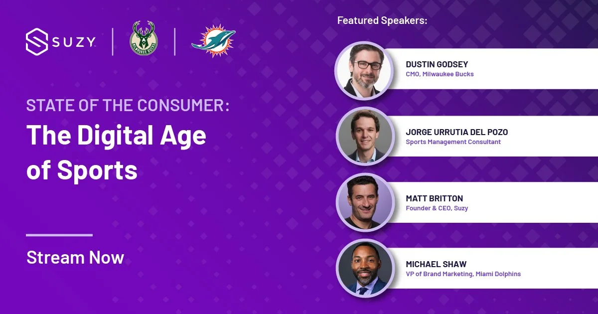 State of the Consumer: The Digital Age of Sports | Suzy™ Insights On-Demand