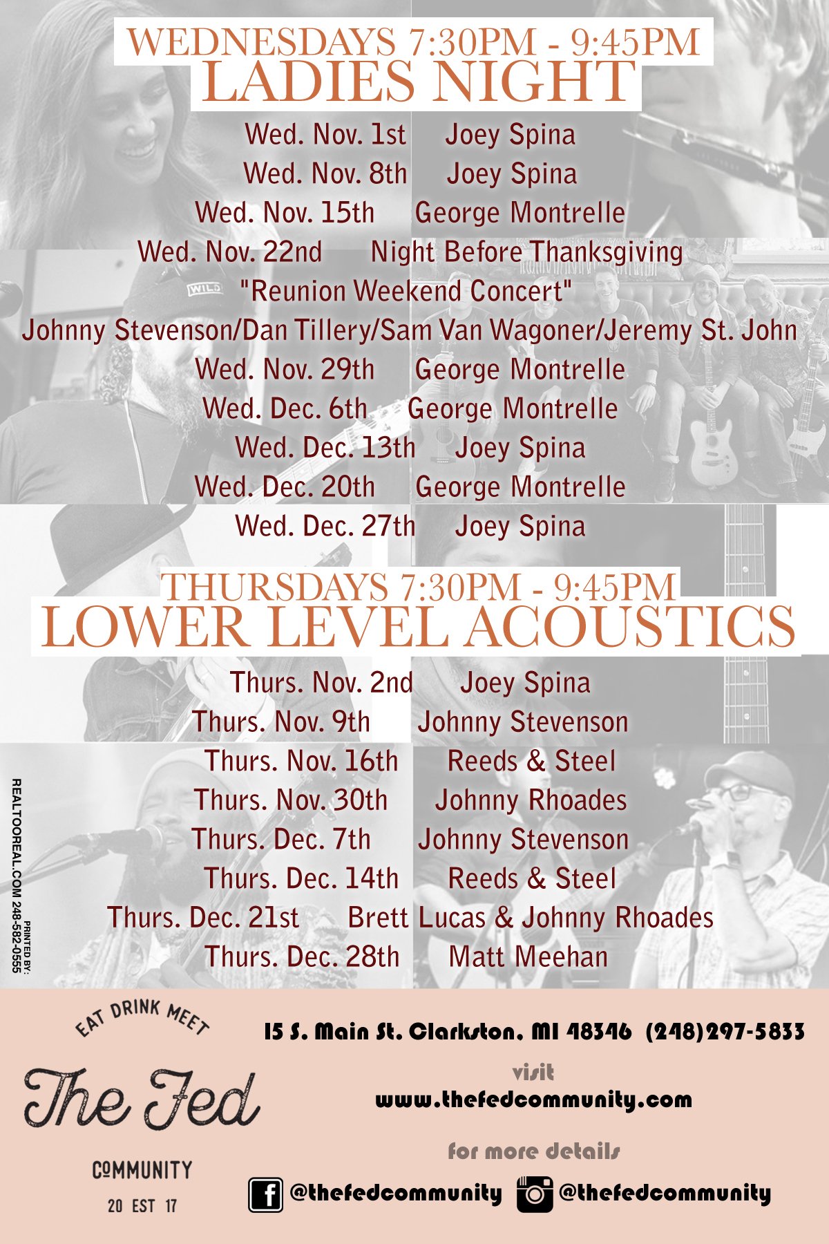 Live Music — The Fed