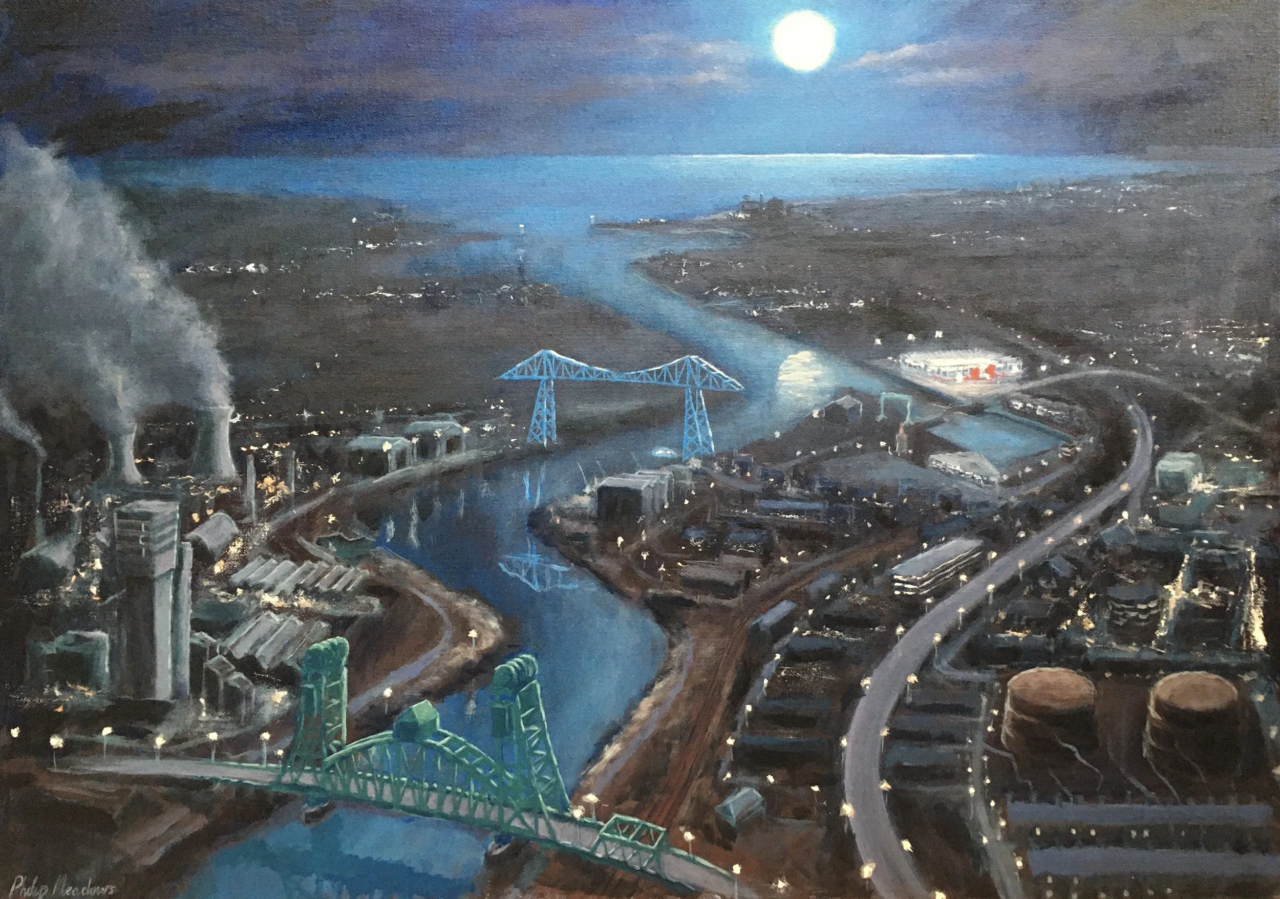 Prints Teesside Landscape — Philip Meadows Original Art