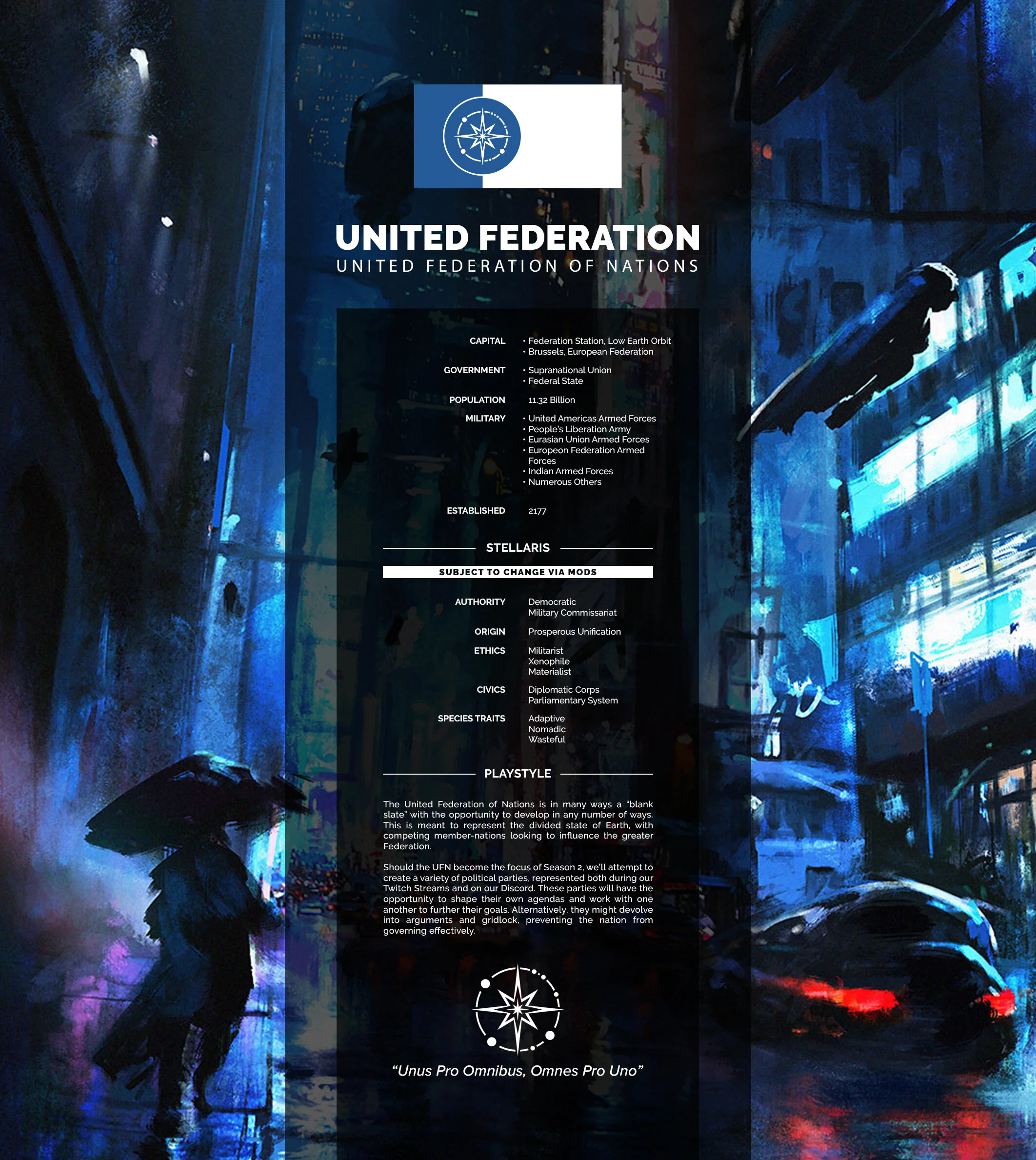 The United Federation of Nations — The Templin Institute