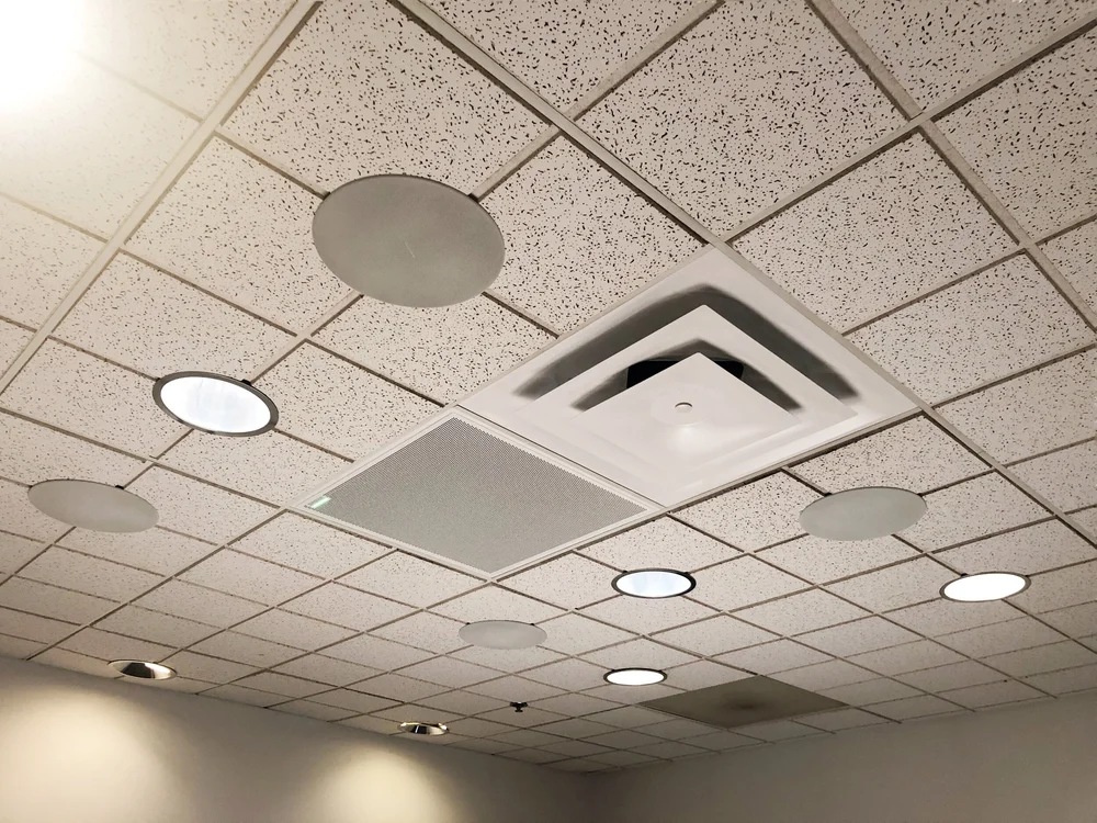 Shure Ceiling Panel Mic | Shelly Lighting