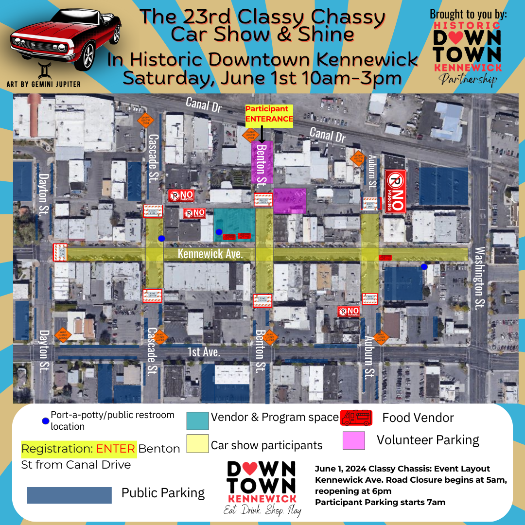 Classy Chassy Car Show — Historic Downtown Kennewick Partnership