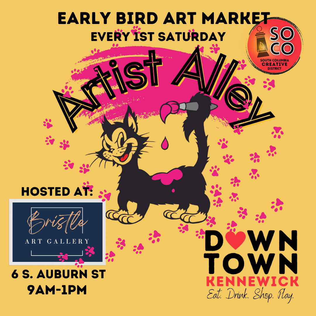 First Saturday Artist Alley - Morning Art Market — Historic Downtown ...