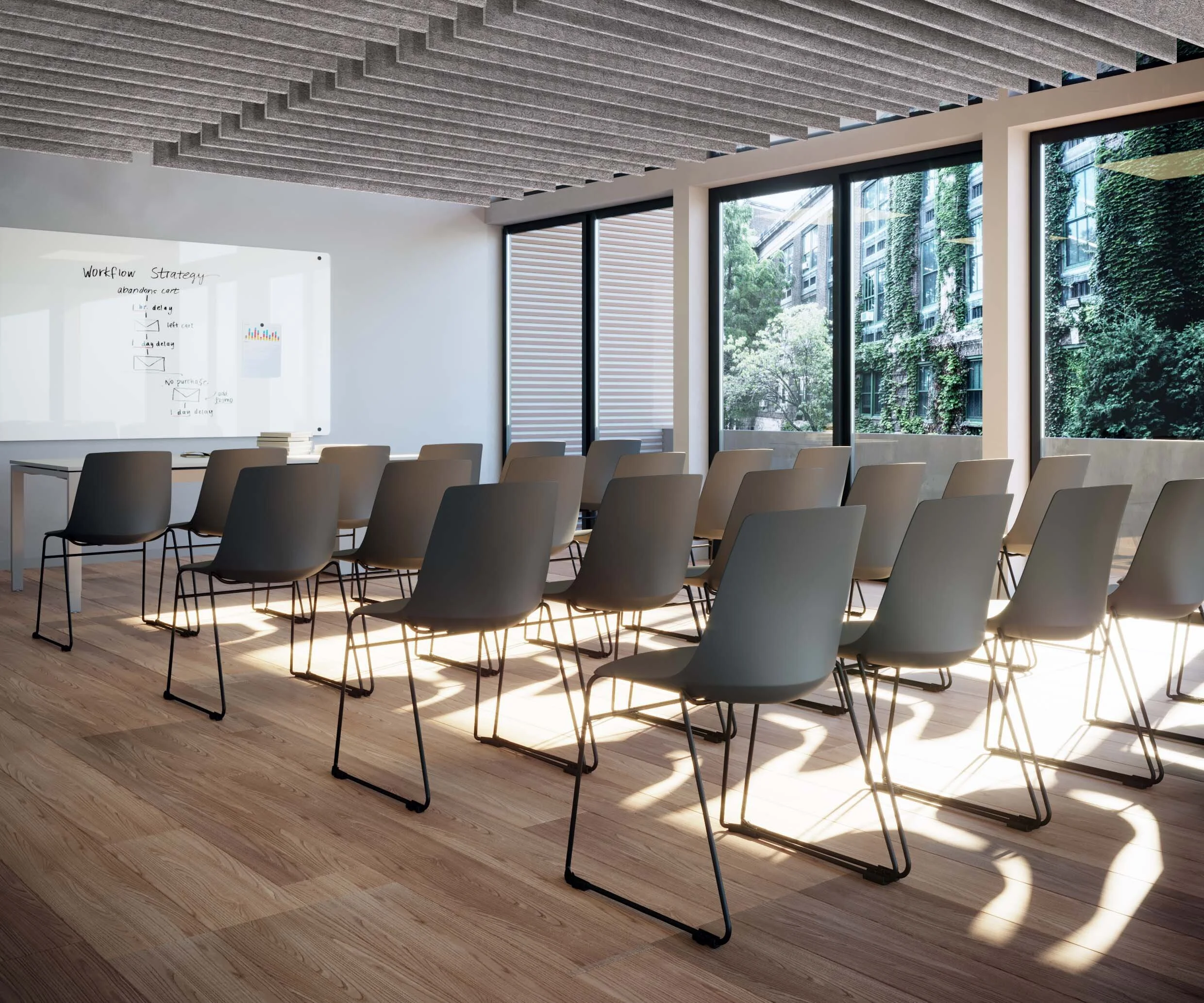 GiosFelt Single Baffles | Individual Ceiling Panels — Akouo Acoustics