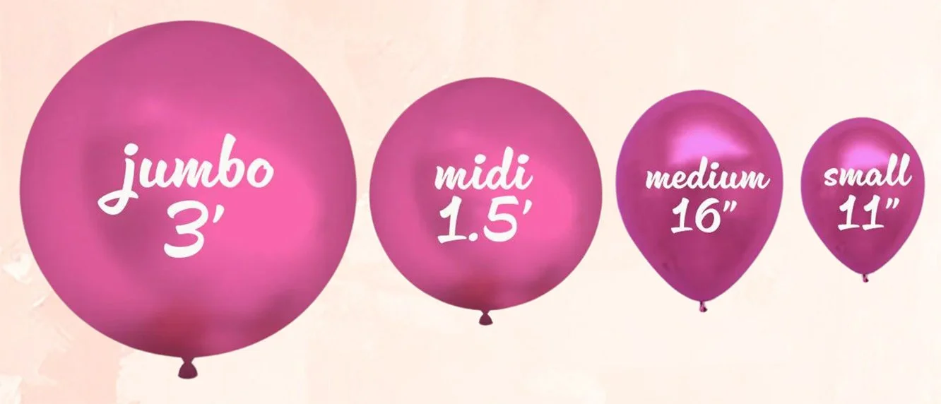 BOUQUETS / BUNDLES / SIZING — Vroom Vroom Balloon