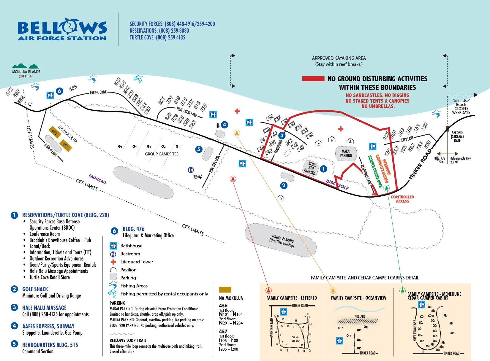 Maps — Bellows Air Force Station