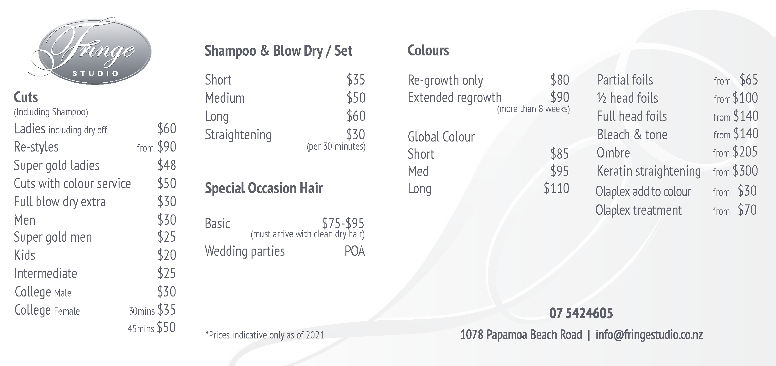 Pricing — Fringe Studio