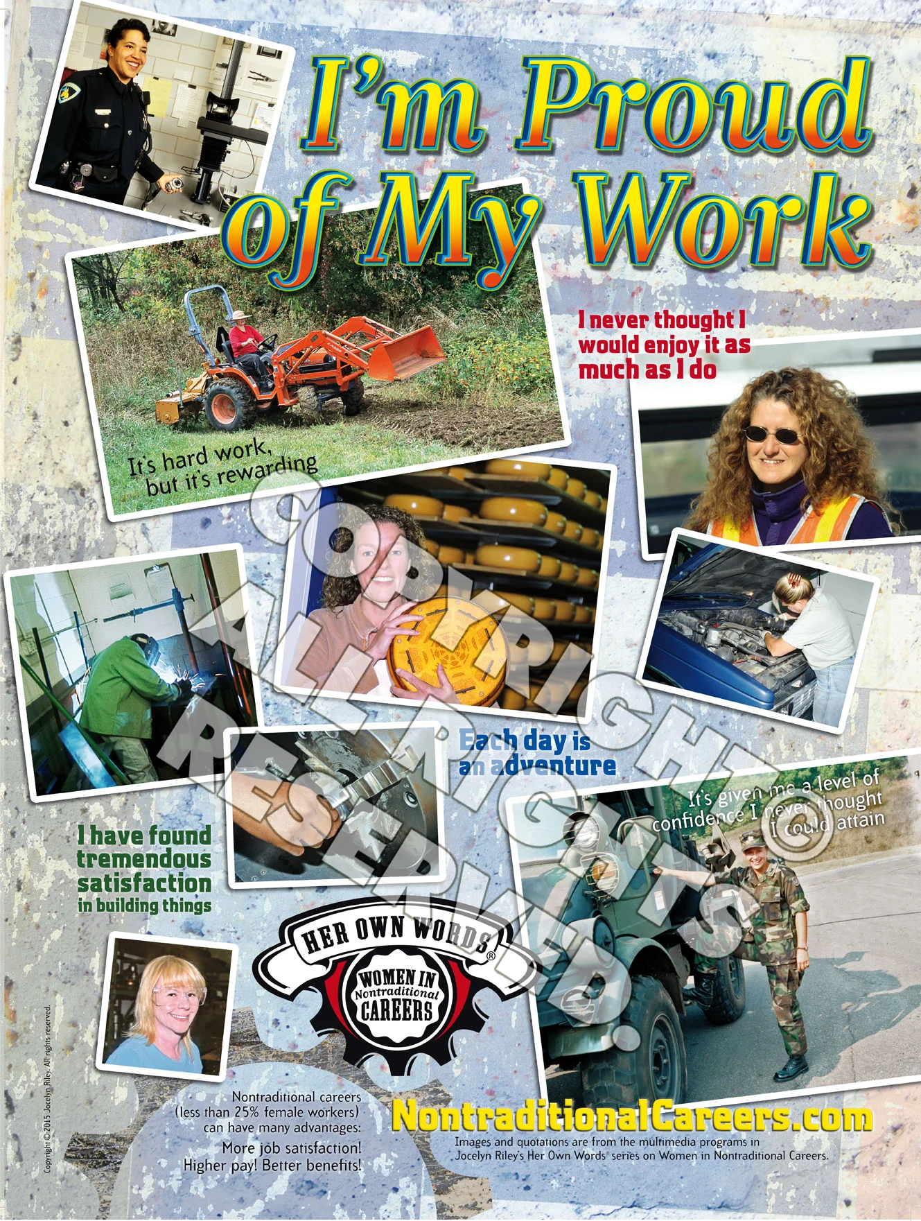 I'm Proud of My Work poster — Her Own Words - Women in Nontraditional ...