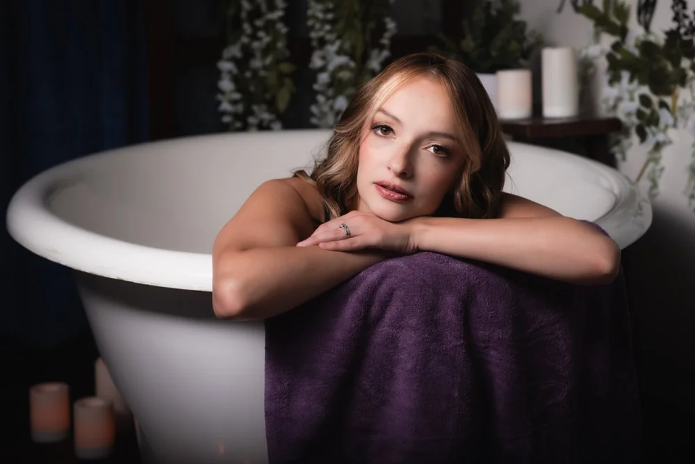 Studio Set Series: The Bathtub ~ Boudoir Photography ~ Vancouver, WA ...