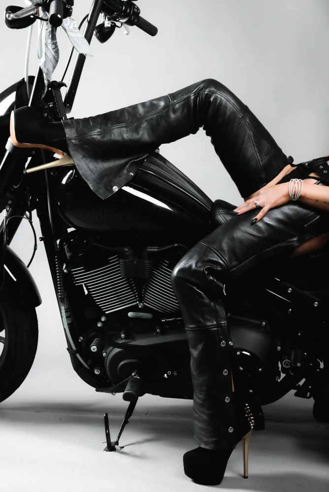 Leather & Lace ~ Motorcycle Boudoir ~ Vancouver, WA — Brittney Corey ...