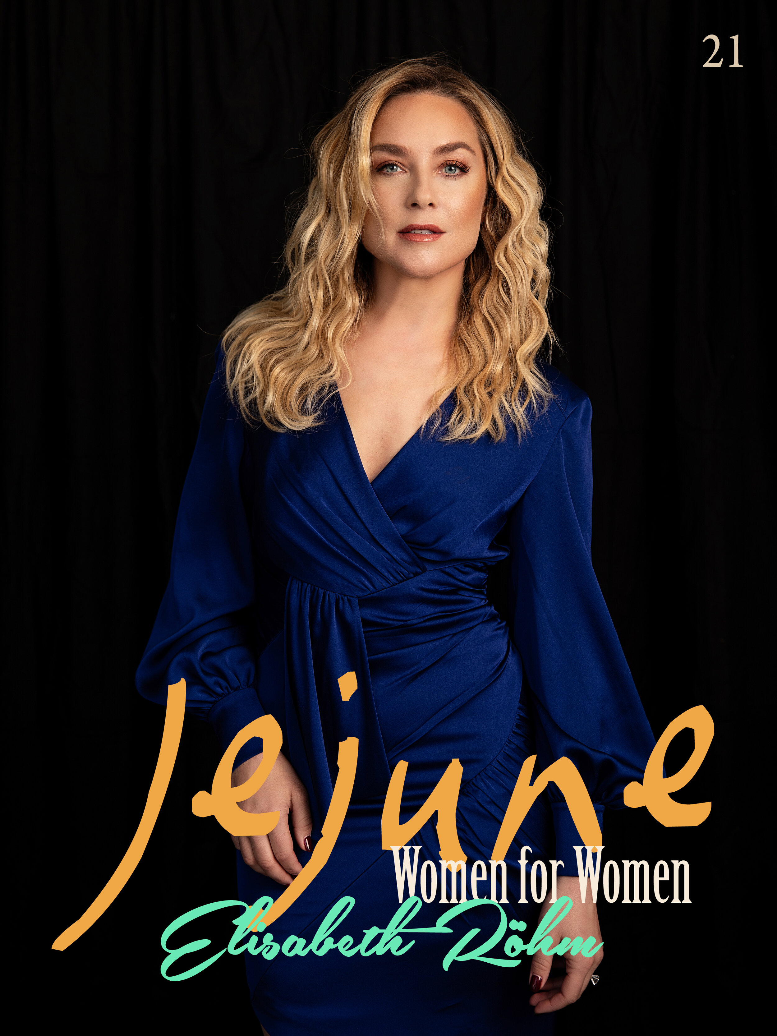 COVER - Elisabeth Röhm Is Classically Powerful — Jejune Magazine