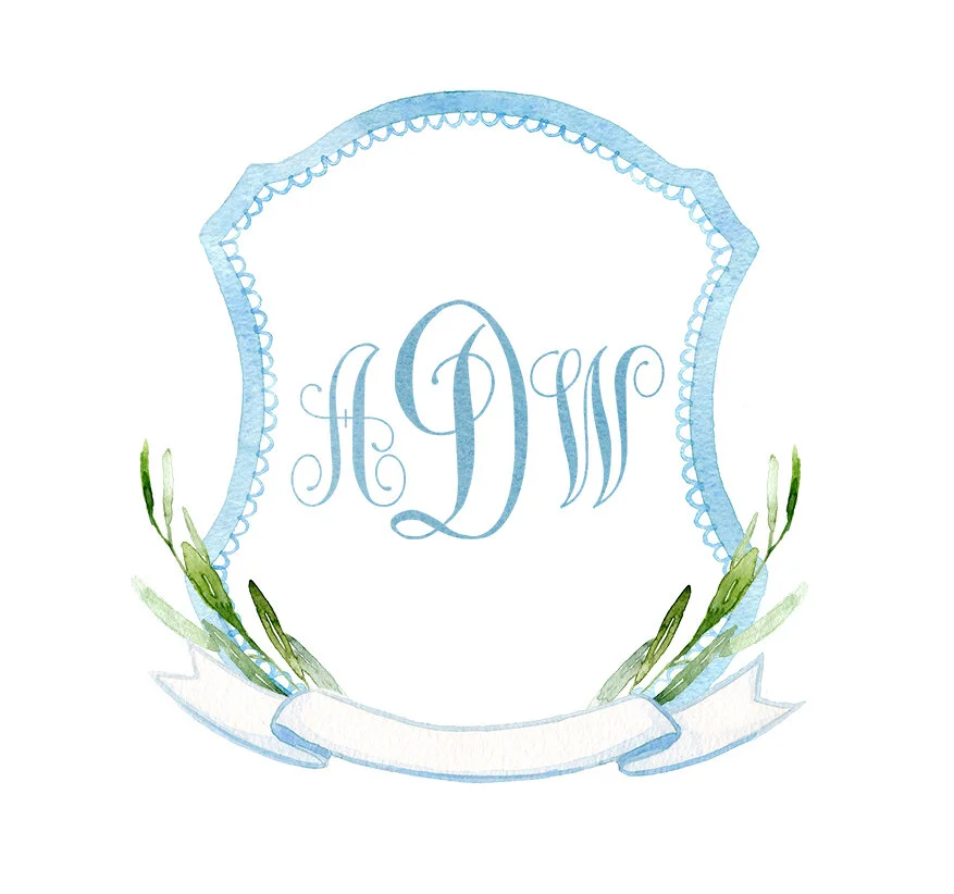 Customizable Wedding Crests — Ellen Davis Creative