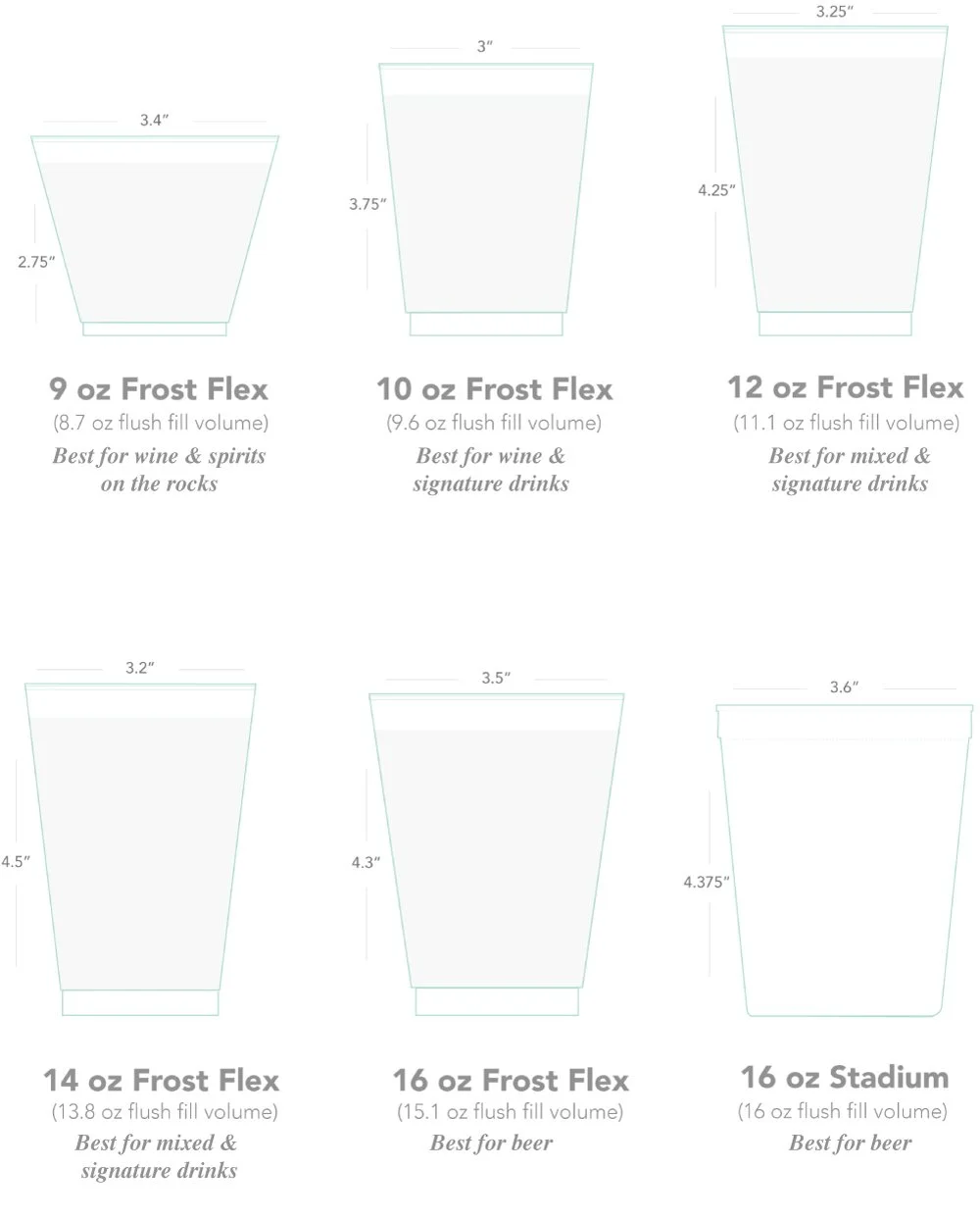 Frost Flex Cup Size Guide — Ellen Davis Creative