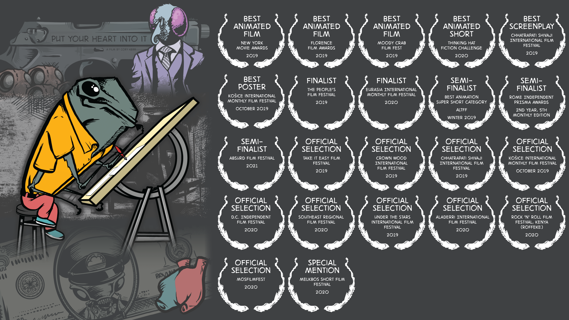 "Put Your Heart Into It" short film — Cory Kerr