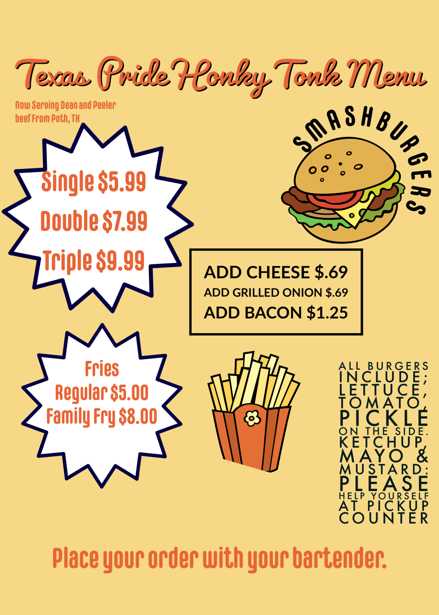 Menu — Texas Pride Barbecue