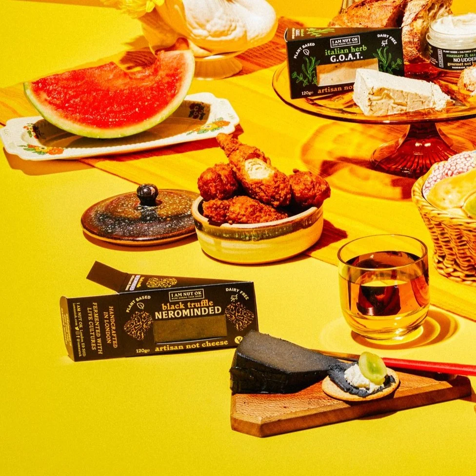 Artisan Vegan Cheese · Dairy Free · I AM NUT OK