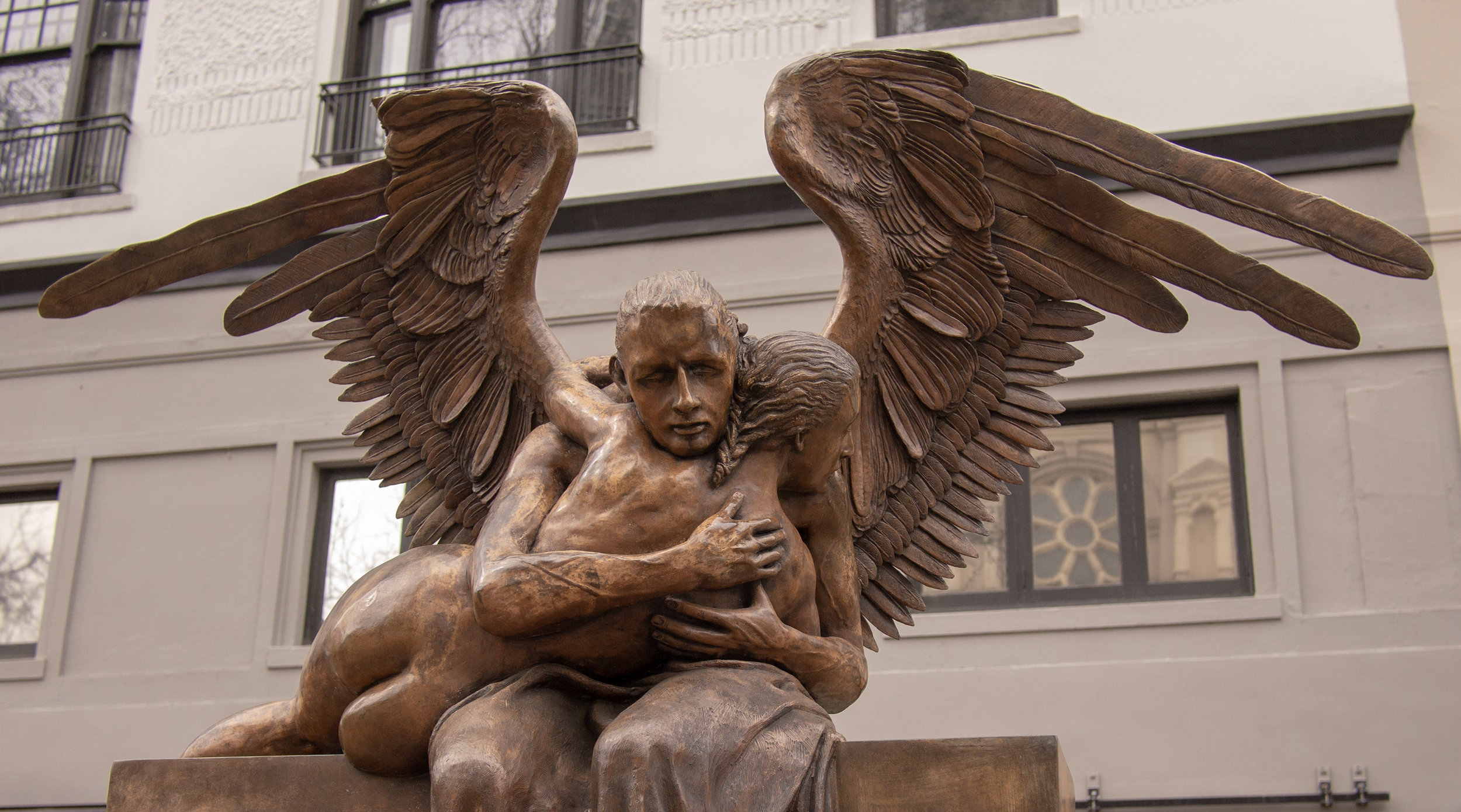 Winged sculptures take flight in downtown Sacramento