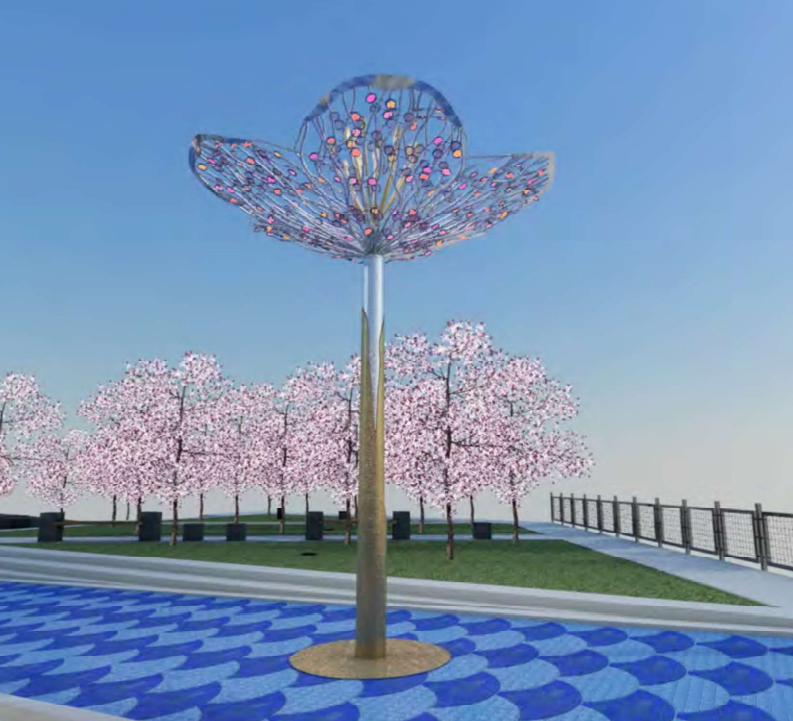 Cherry blossom sculpture approved by City Council for Sacramento waterfront