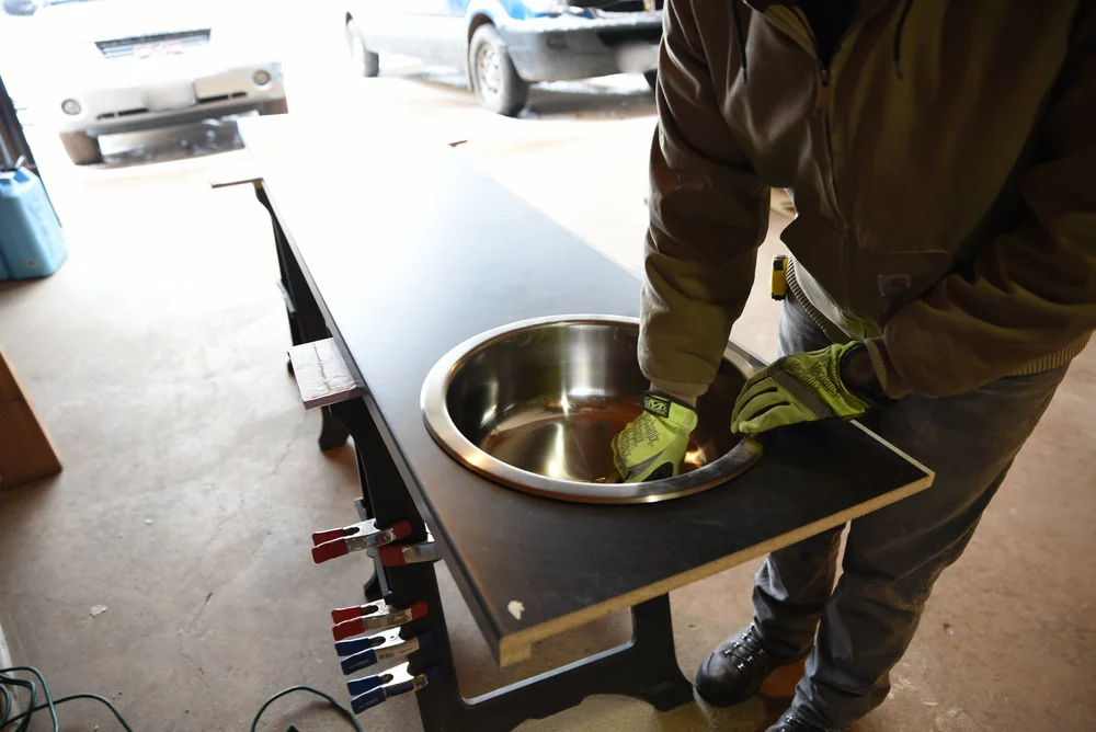 Installing Our Sink and Fresh Water System in Our Van — The Vanimals