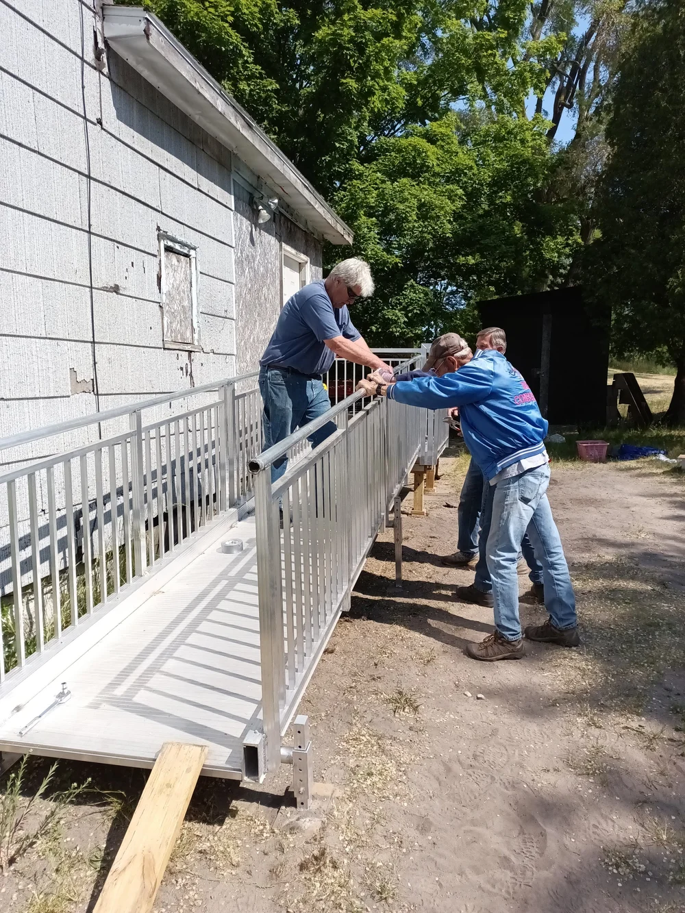 Temporary Handicap Ramp — Manistee County Habitat for Humanity