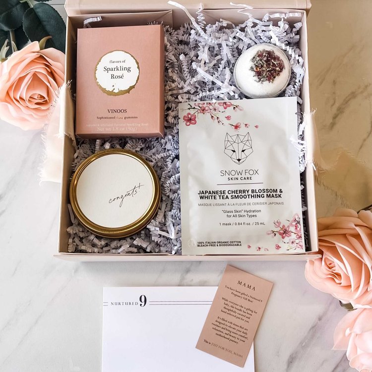 The Peaceful Postpartum Gift Box - Care Package for New Mom — NURTURED 9