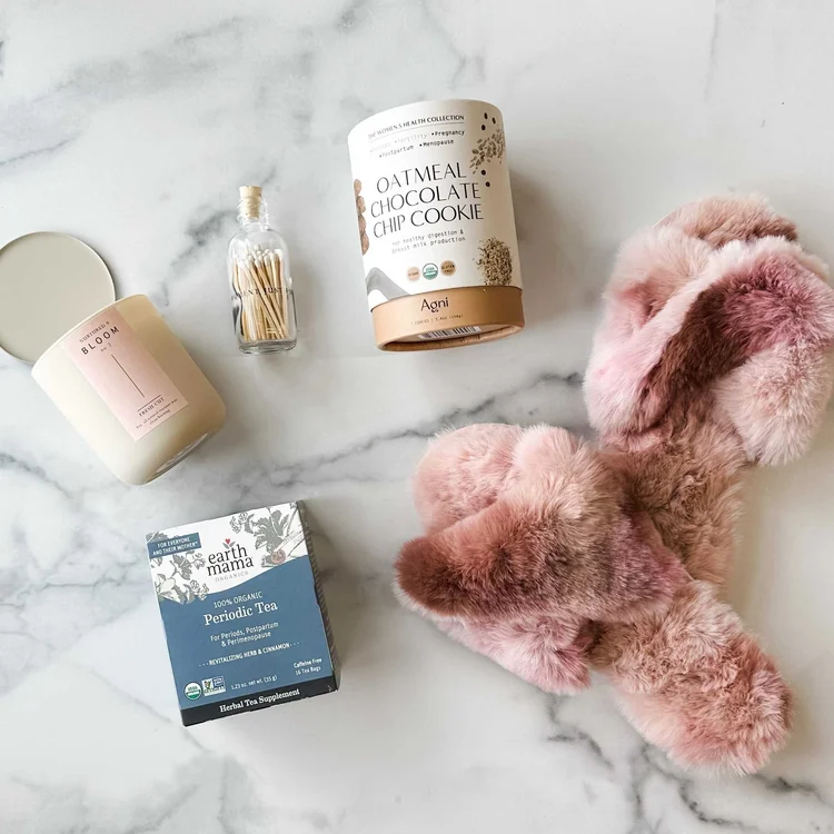 New Mom Home Spa Gift Basket Relaxation Kit Nurtured 9 Nurtured 9