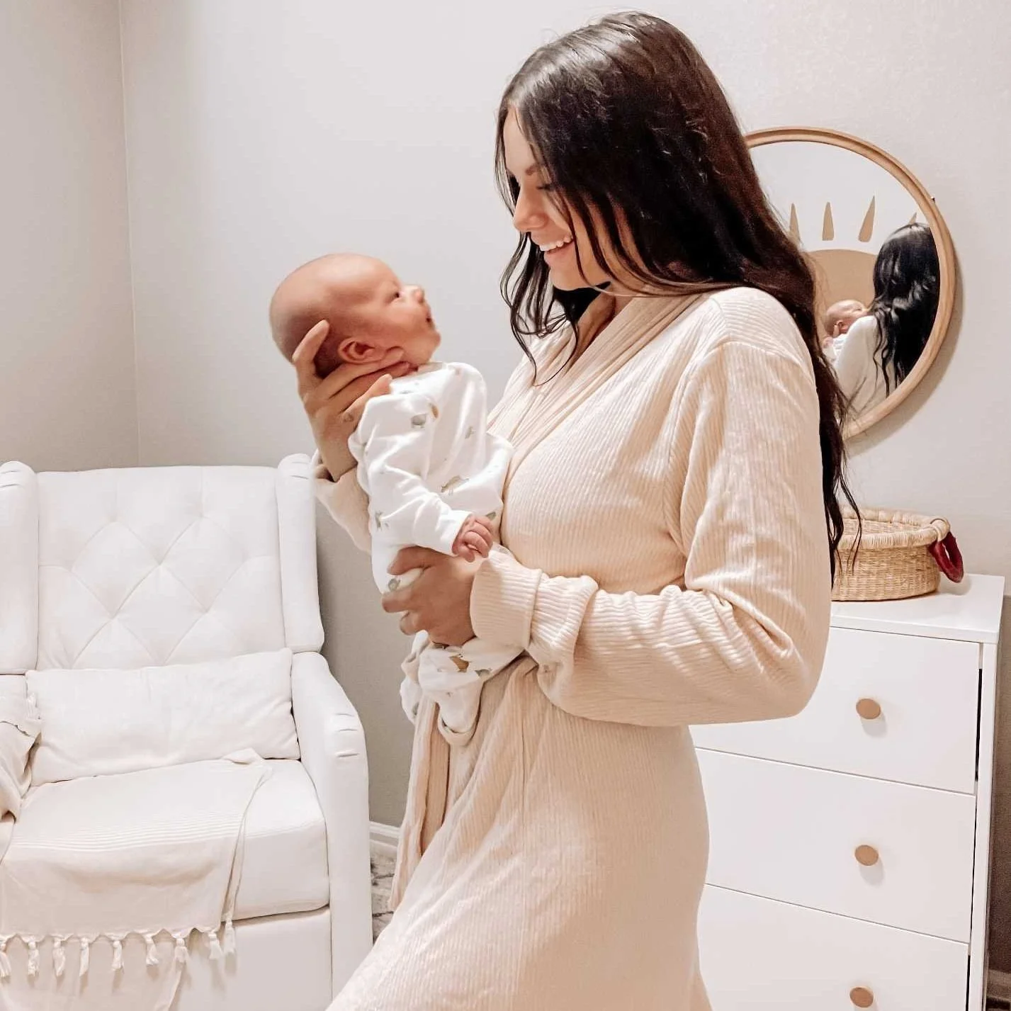 Pregnancy & Postpartum Pajama Set | Maternity PJ Set — NURTURED 9