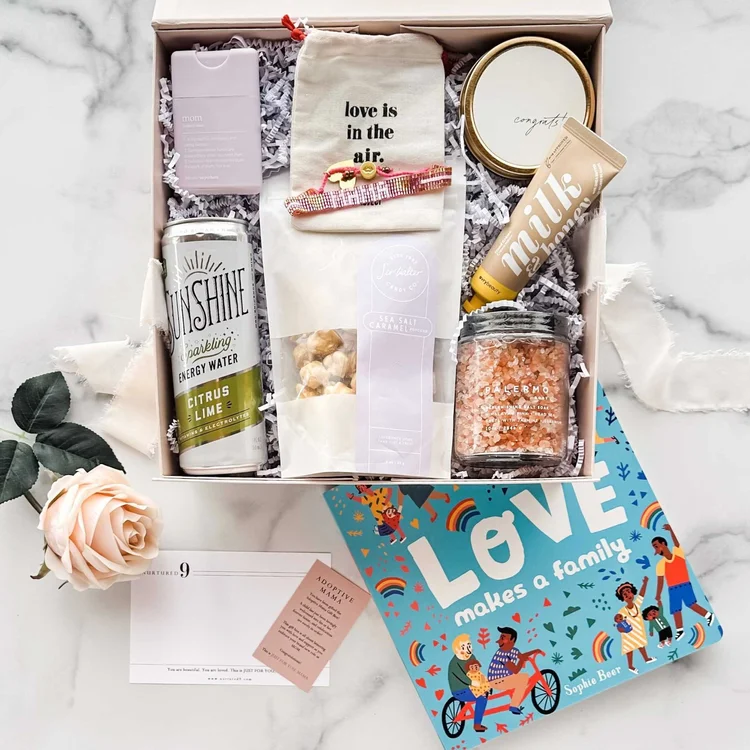 The Peaceful Postpartum Gift Box - Care Package for New Mom — NURTURED 9