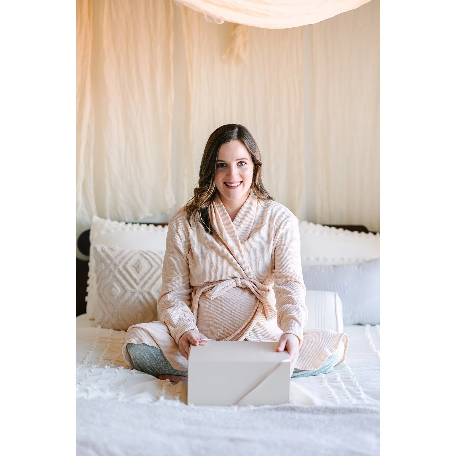 Pregnancy & Postpartum Pajama Set | Maternity PJ Set — NURTURED 9