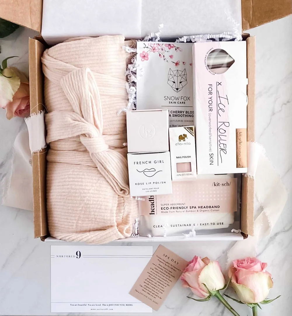 Mother's Day Home Spa Gift Idea for New Moms — NURTURED 9