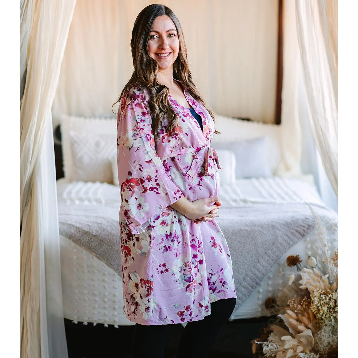 Pregnancy & Postpartum Pajama Set | Maternity PJ Set — NURTURED 9