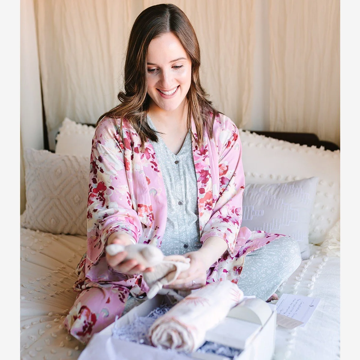Pregnancy & Postpartum Pajama Set | Maternity PJ Set — NURTURED 9