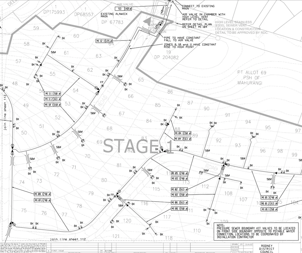 Design Information — Ecoflow Pressure Sewer Specialists