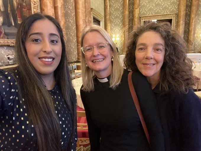 Samra Kanwal and HRH King Charles in discussion about the obstacles ...