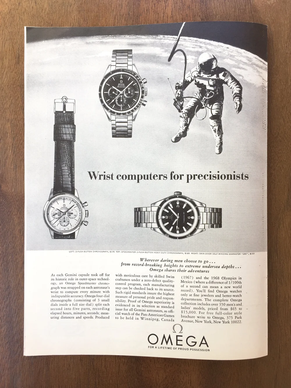 Advertisement Astronaut Watch