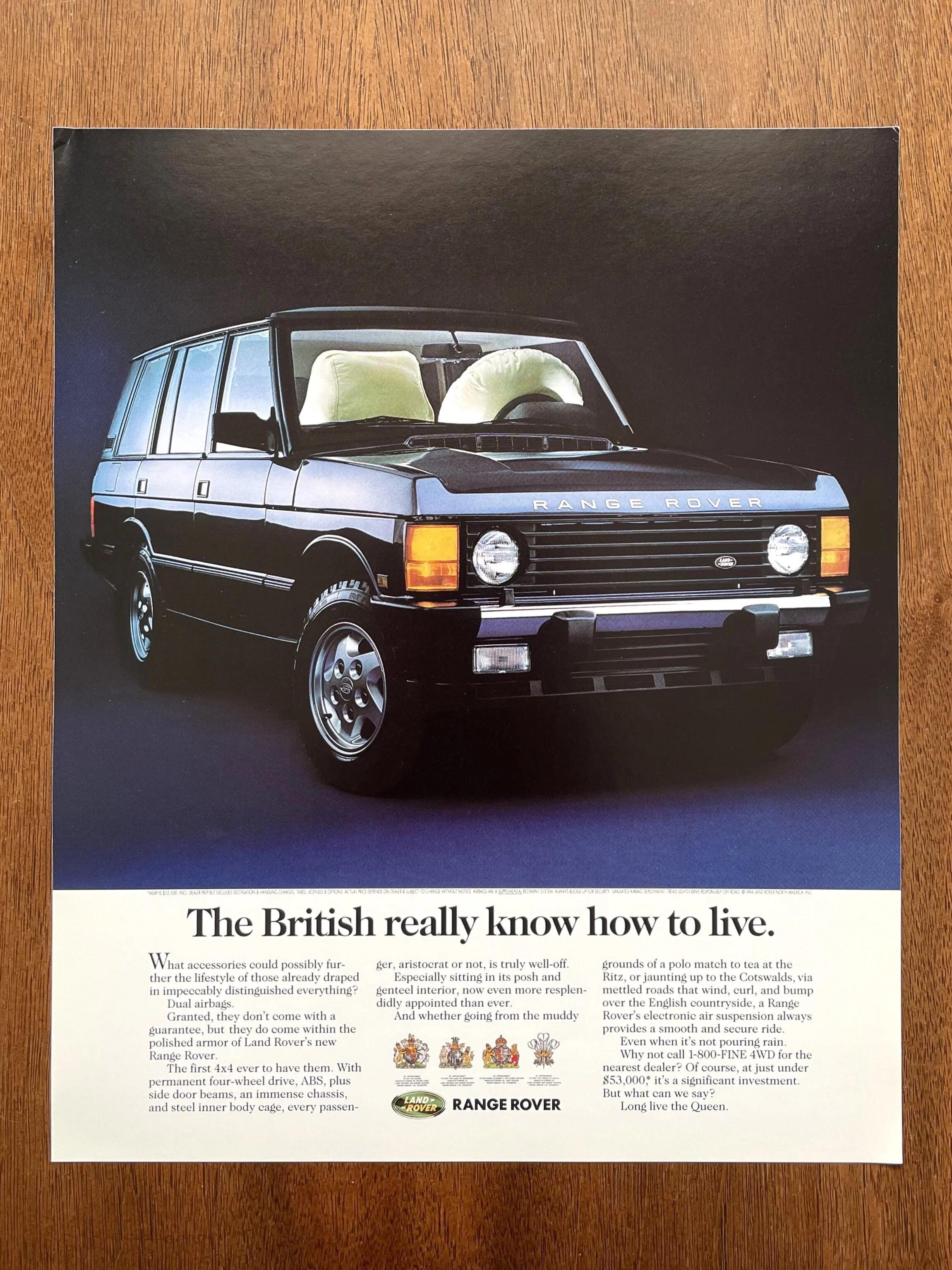 New Range Rover Ad