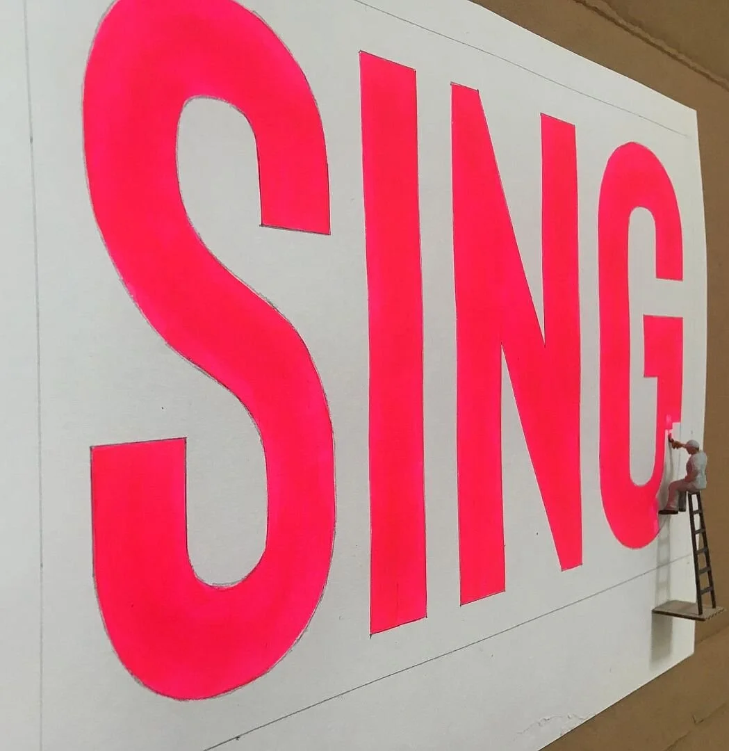 Hand-painted Signs — Alex Berry Set & Costume Design