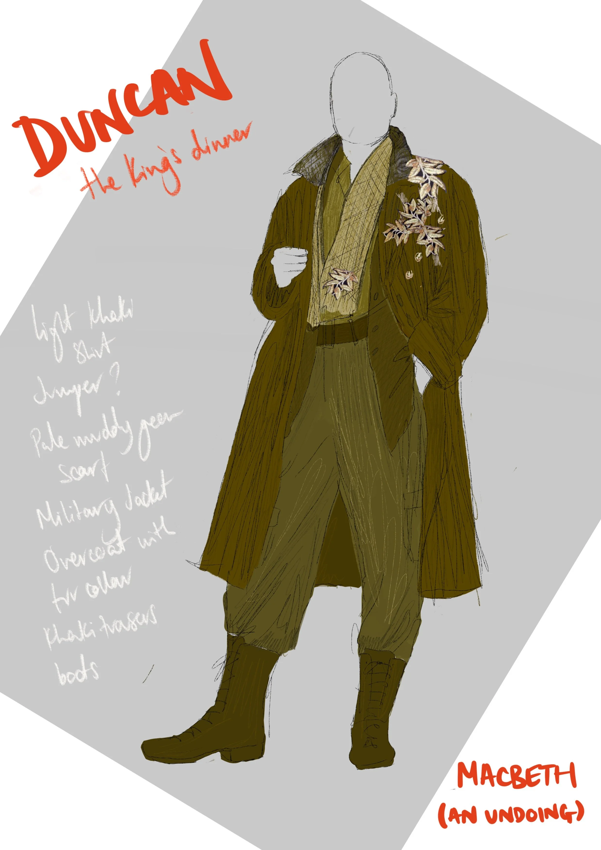 Macbeth (an undoing) Sketchbook — Alex Berry Set & Costume Design