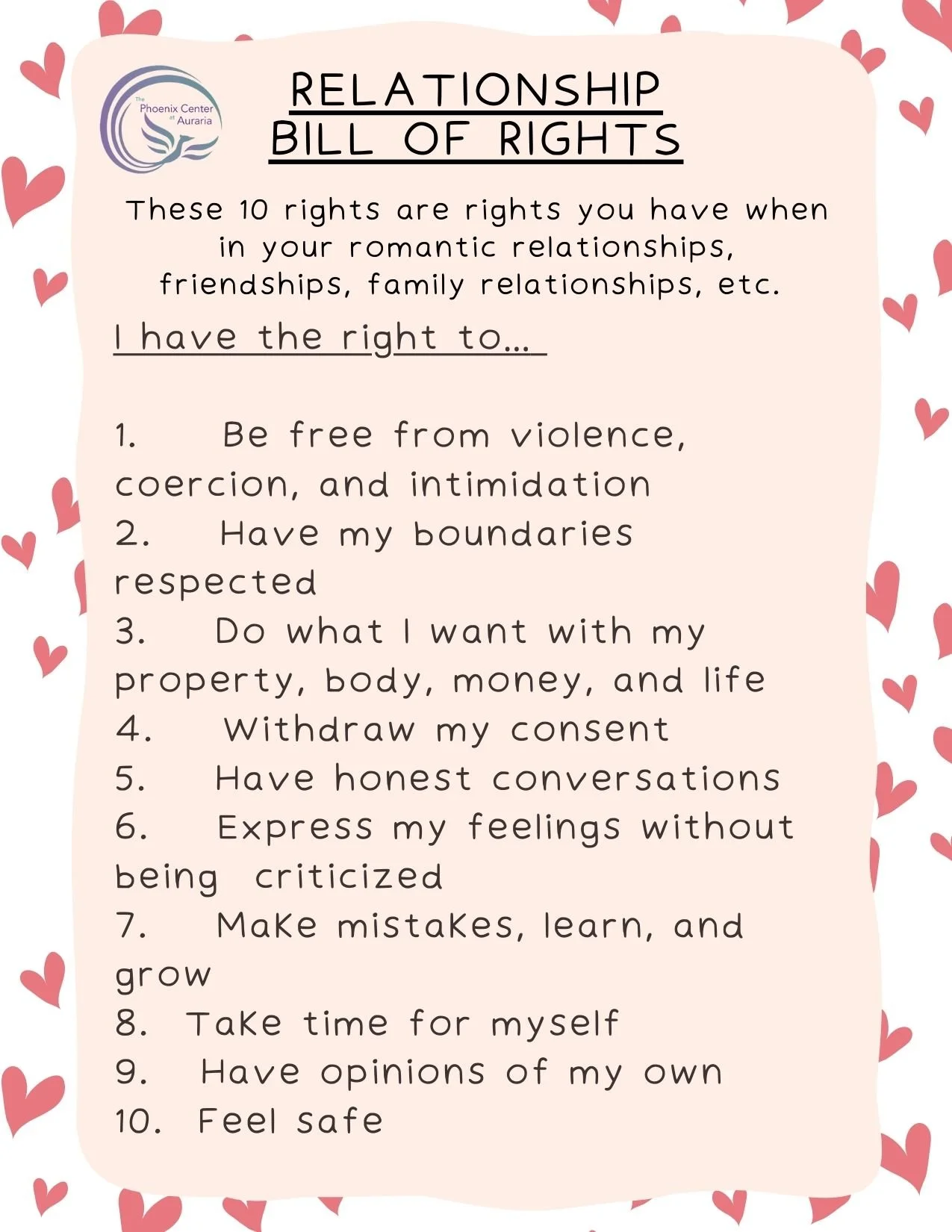 Healthy Relationships — The Phoenix Center at Auraria l Anschutz