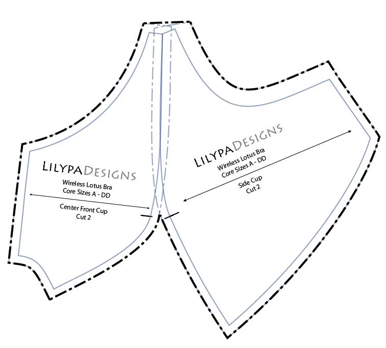 Tutorial - How to convert a Vertical Seam Cup to a Darted Cup ...