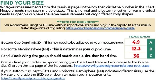 Sizing Suggestions - How to mix and match different size pattern pieces ...